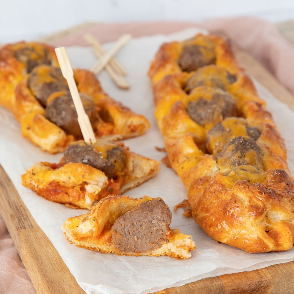 Croissant gehaktbal hapjes - Laura's Bakery