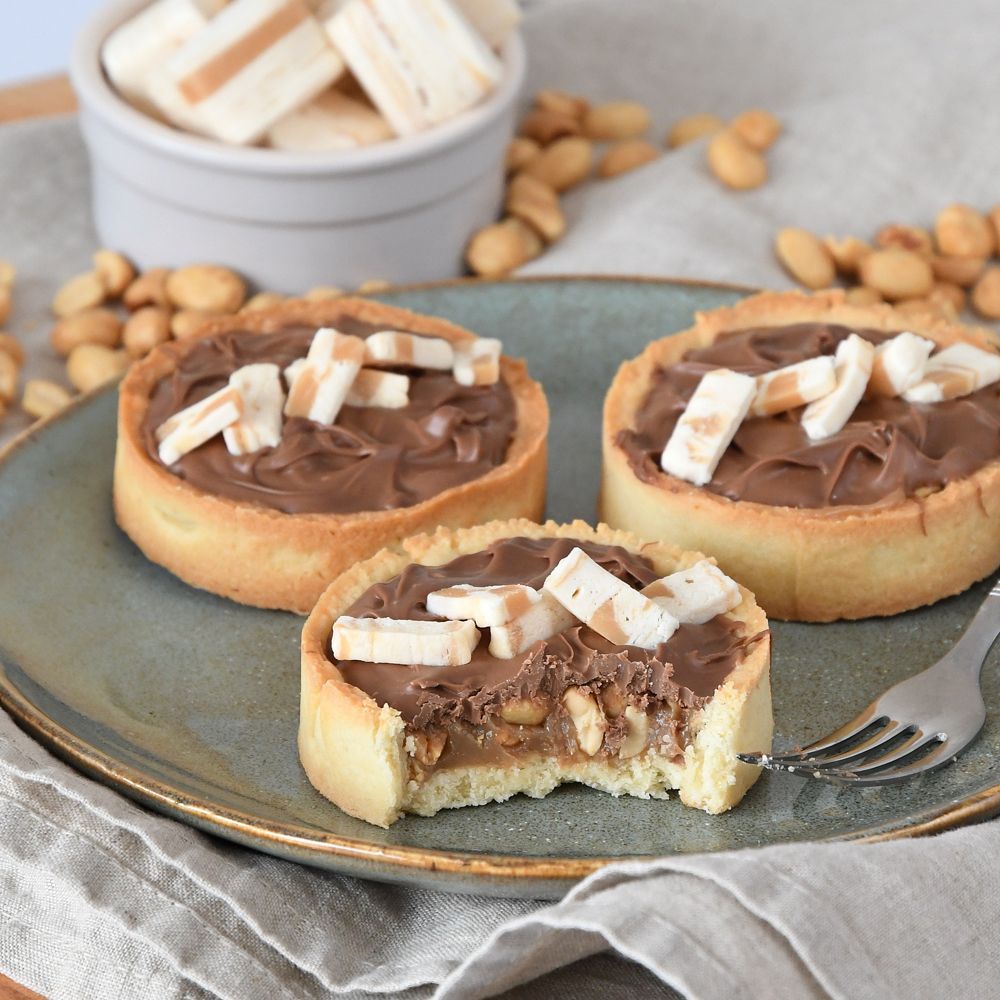 Snickers tartelettes - Laura's Bakery