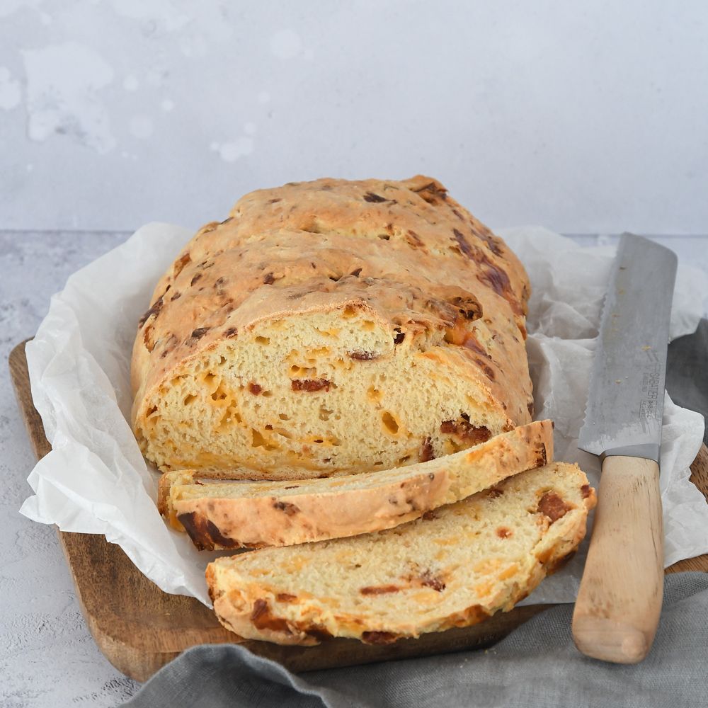 Cheddar-chorizo sodabread - Laura's Bakery