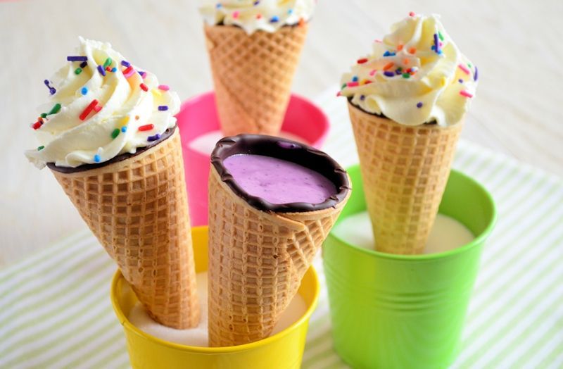 Kwark ijsjes met mascarpone toef - Laura's Bakery