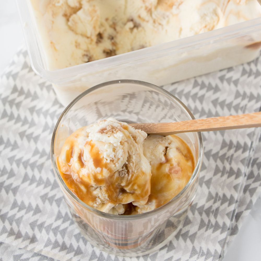 Stroopwafel ijs - Laura's Bakery