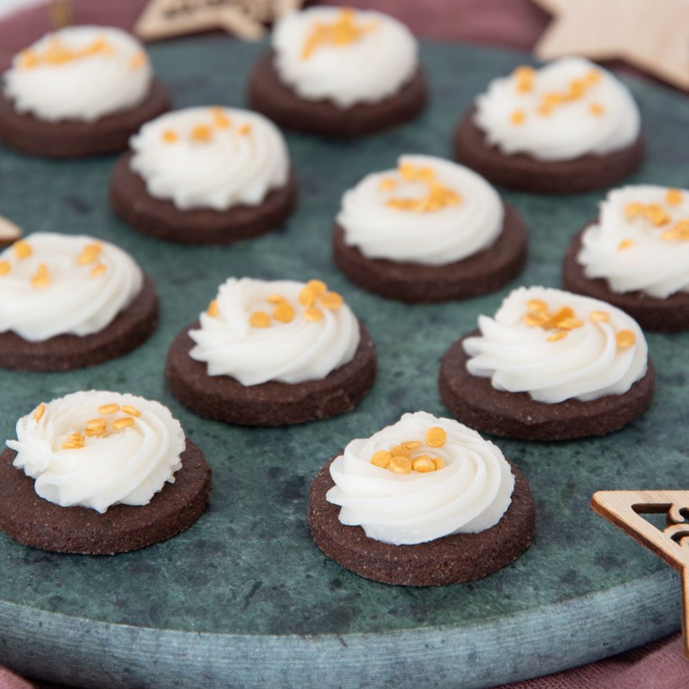 Chocolade crèmekoekjes - Laura's Bakery