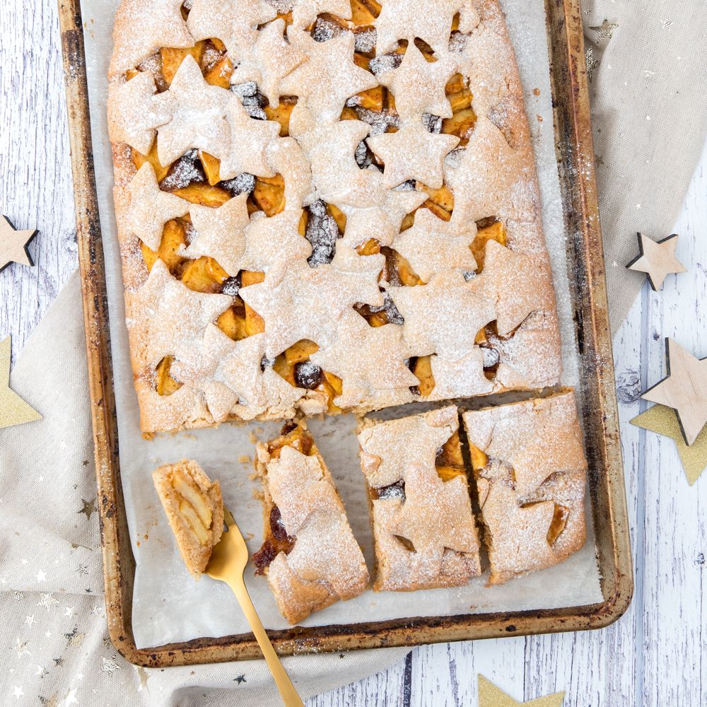 Luxe appeltaart plaatkoek - Laura's Bakery