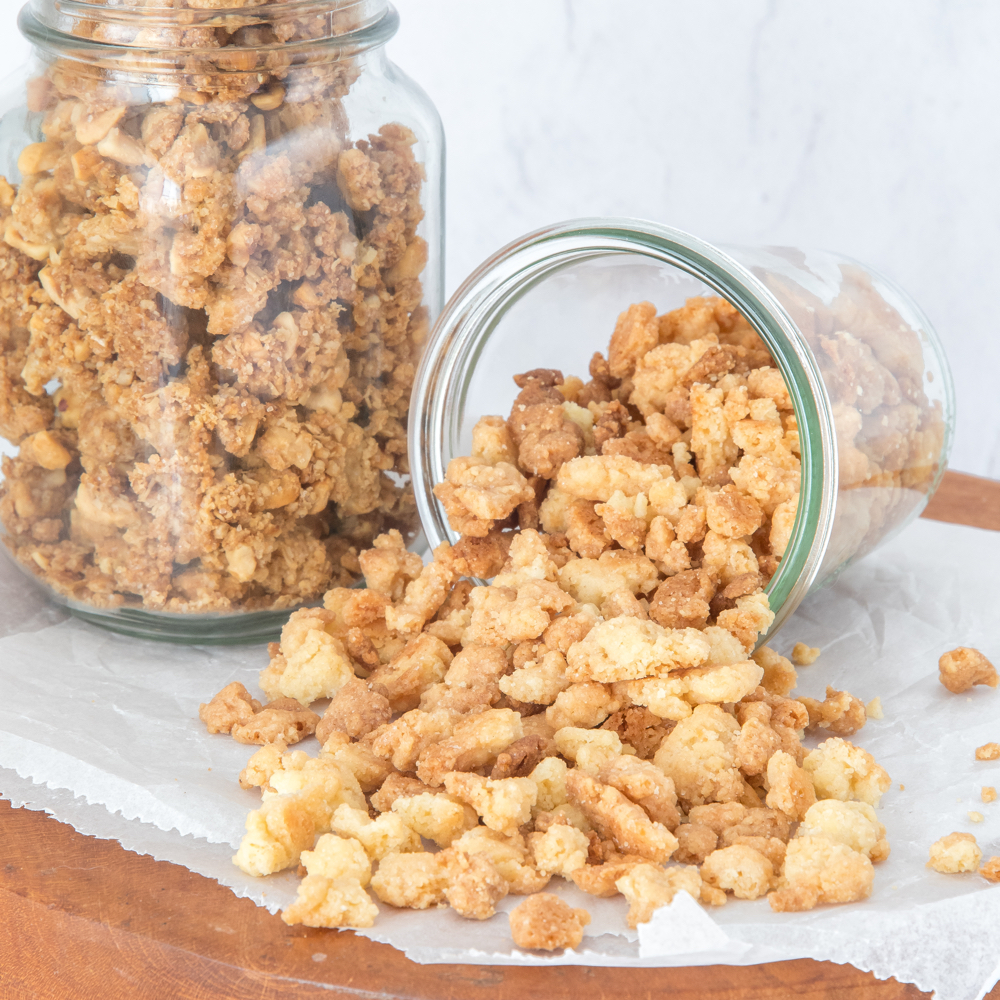 Kruimeldeeg basisrecept (crumble) - Laura's Bakery