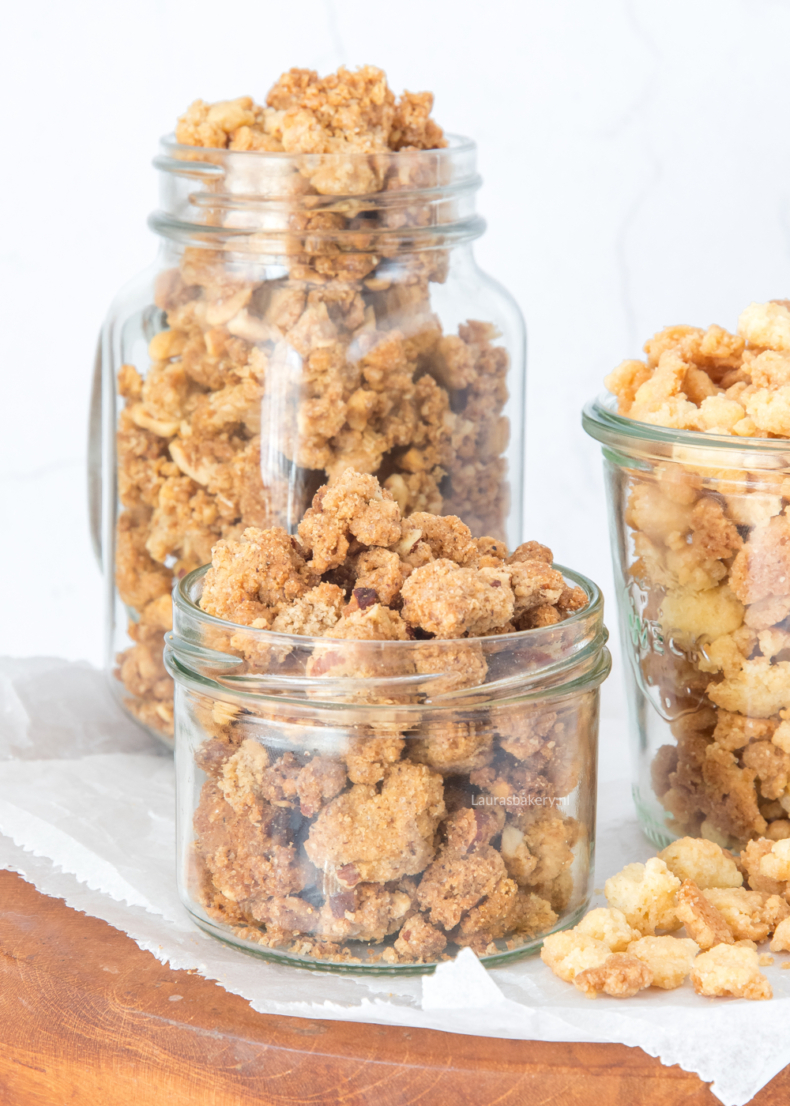 Amandel crumble (kruimeldeeg) - Laura's Bakery